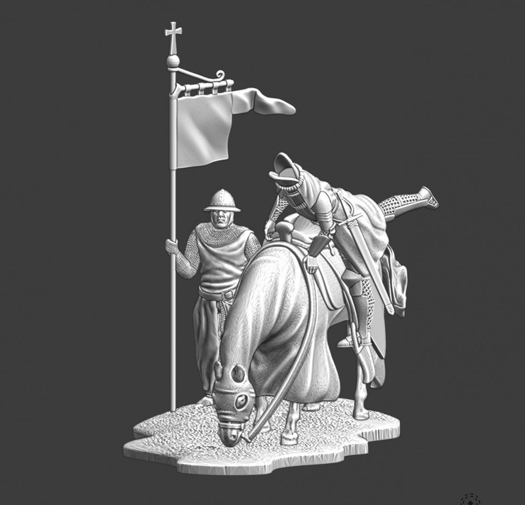 Northern Crusades Miniatures, Medieval Command Scene, Crusader Knight ...