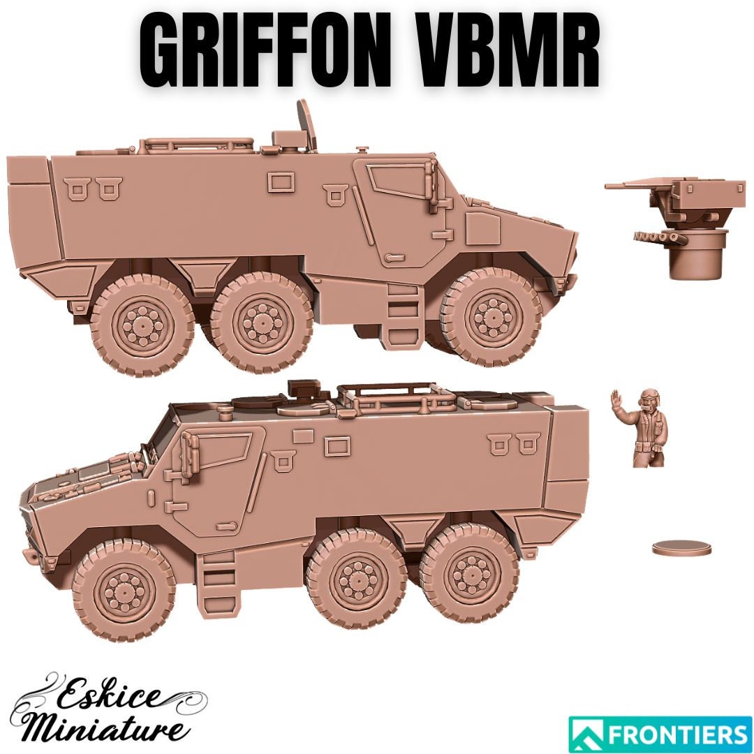 Modern French Griffon VBMR APC Transport, Eskice Miniatures, Wargaming ...