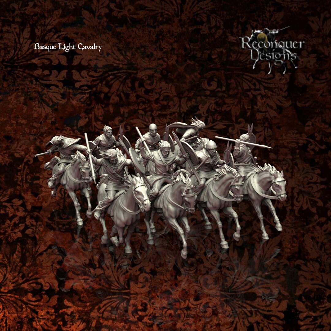 Christian Basque Light Cavalry by Reconquer Designs Miniatures, 20mm ...