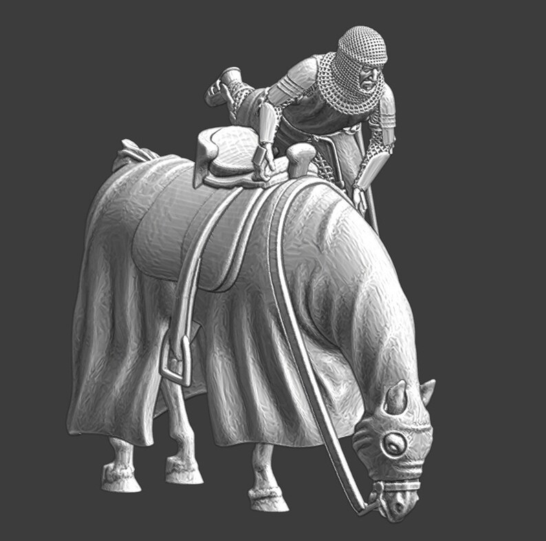 Northern Crusades Miniatures Medieval Mounted Crusader Knight - Etsy