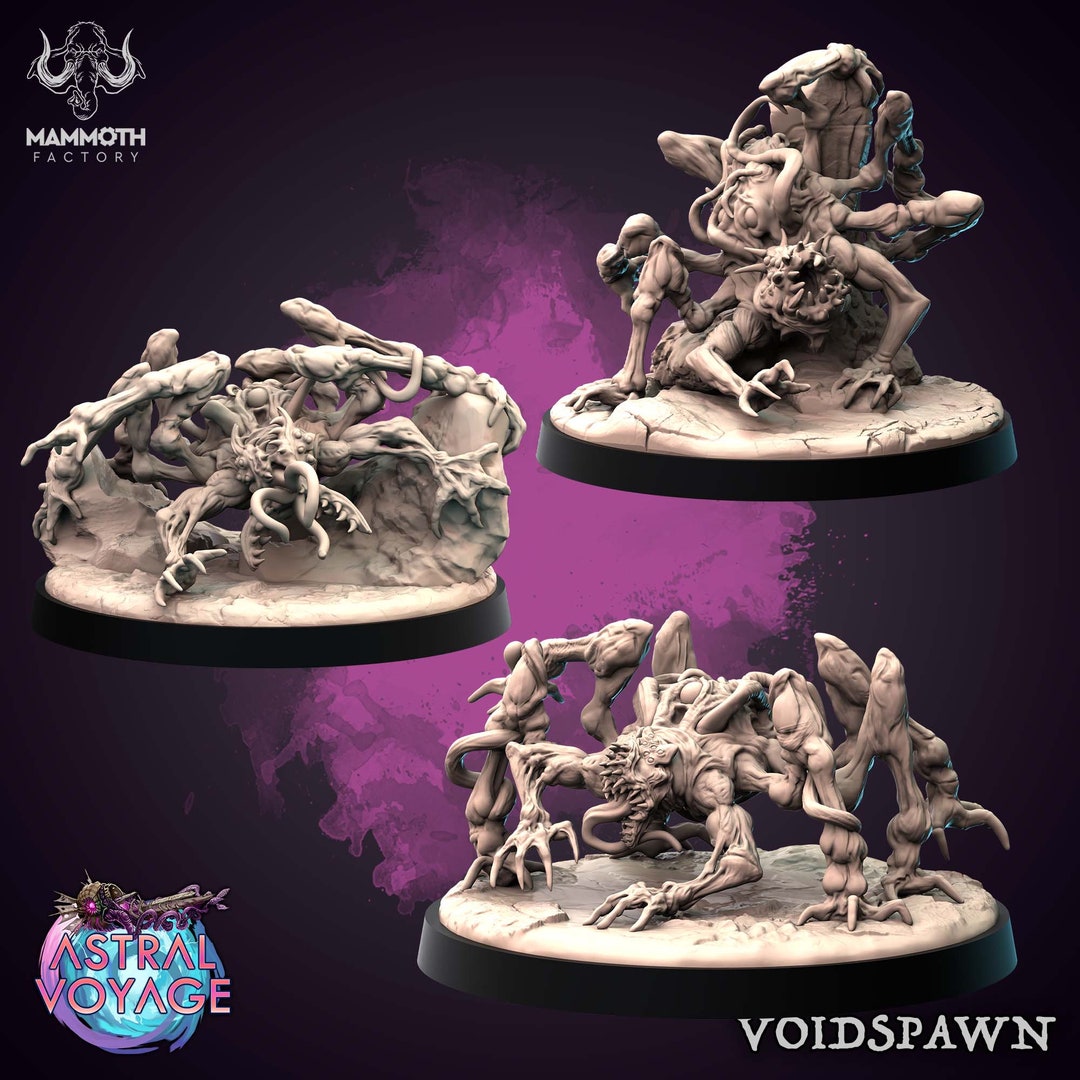 Void Spawns, Mammoth Factory, Astral Voyage, Fantasy, Dnd, RPG, Tabletop, Gaming Miniatures ...