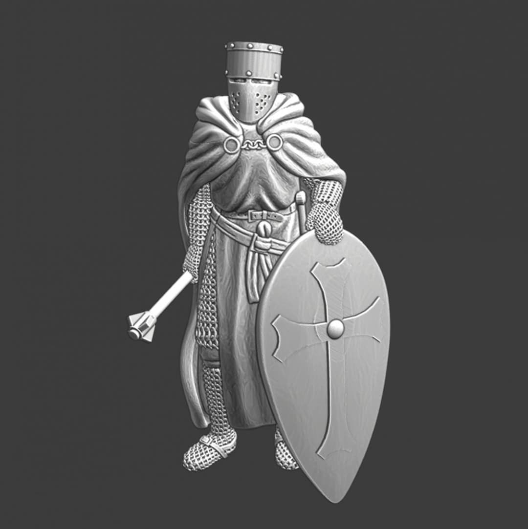 Northern Crusades Miniature, Medieval Danish Crusader Knight, Role ...