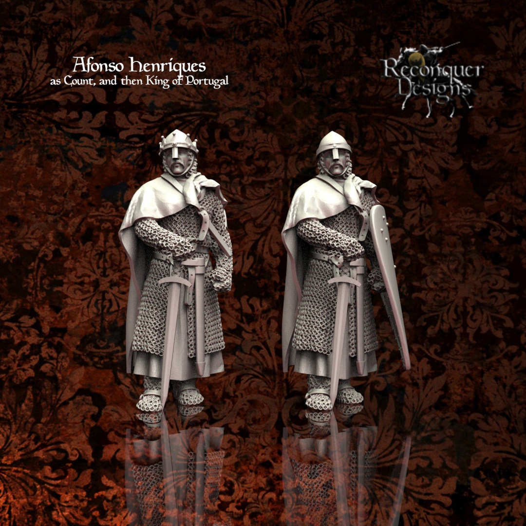 Reconquer Designs, Caballero Miniatures, Afonso Henriquez, Count, King ...