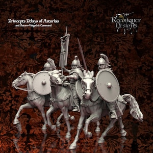 Reconquer Designs, Miniatures, Pelayo and Asturian Visigoth Command Set ...