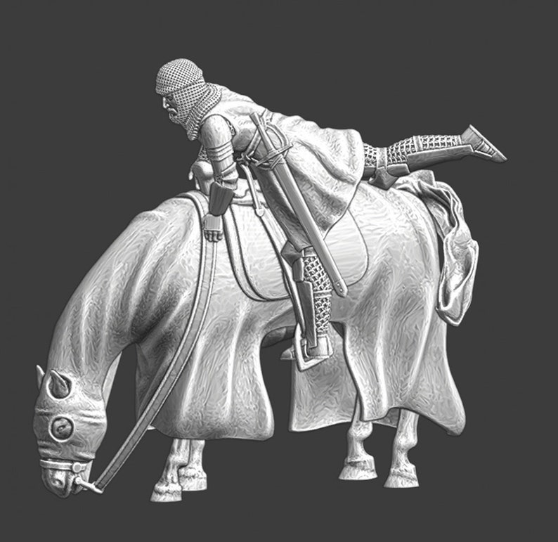 Northern Crusades Miniatures Medieval Mounted Crusader Knight - Etsy