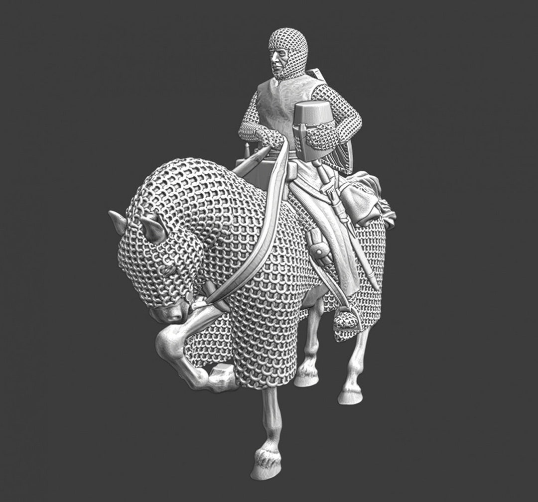 Northern Crusades Miniatures, Medieval Mounted Knight, Role Playing ...