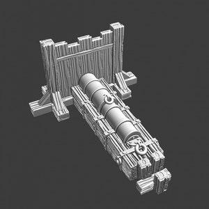 Northern Crusades Miniatures, Medieval Cannon, Bombard, Siege, 1/56 ...