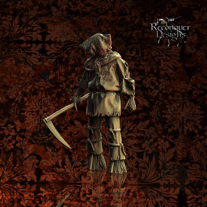 Reconquer Designs, Caballero Miniatures, Evil Scarecrow, Medieval, Dnd ...