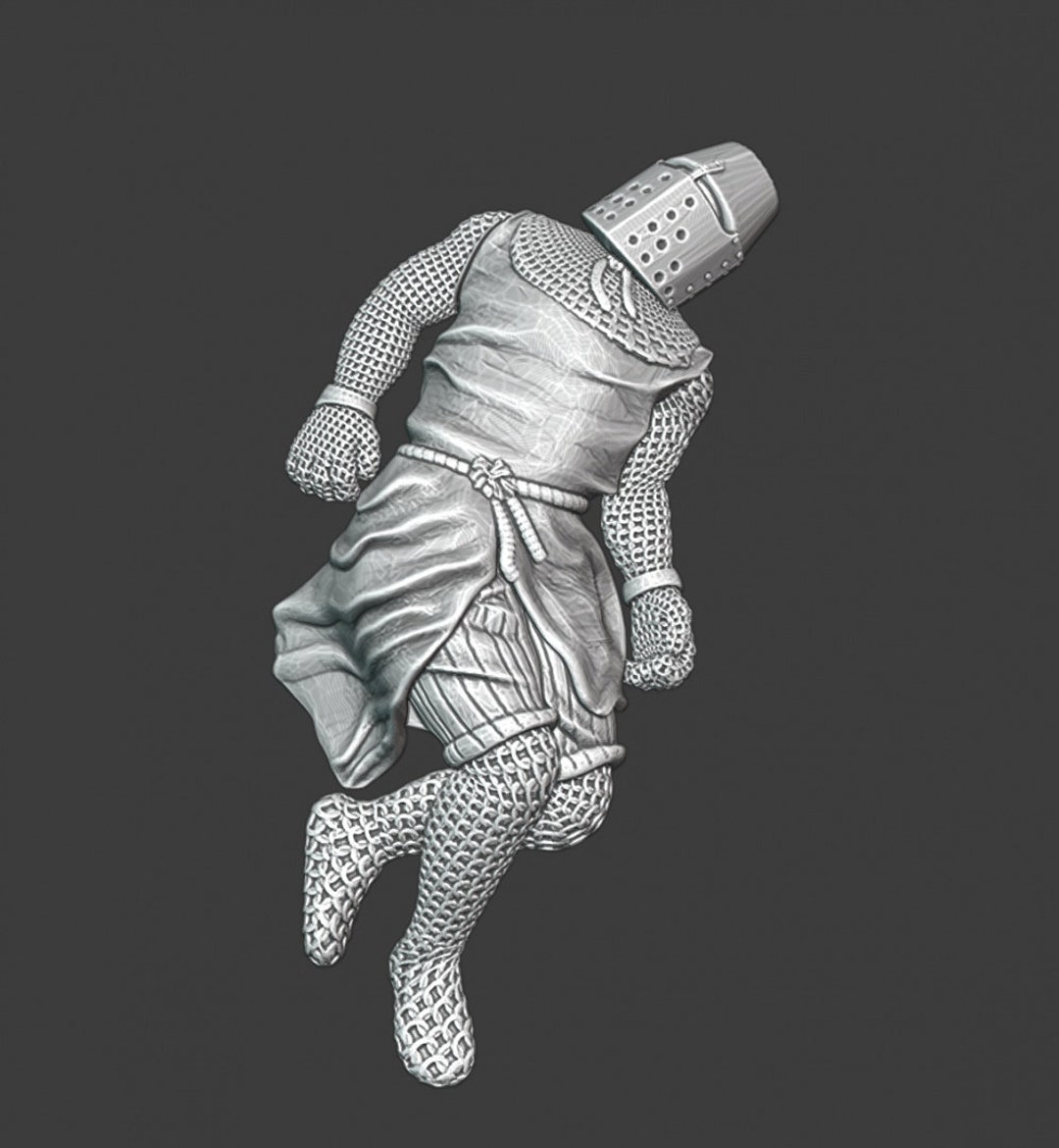 Northern Crusades Miniatures, Medieval Order Crusader Knight Casualty ...