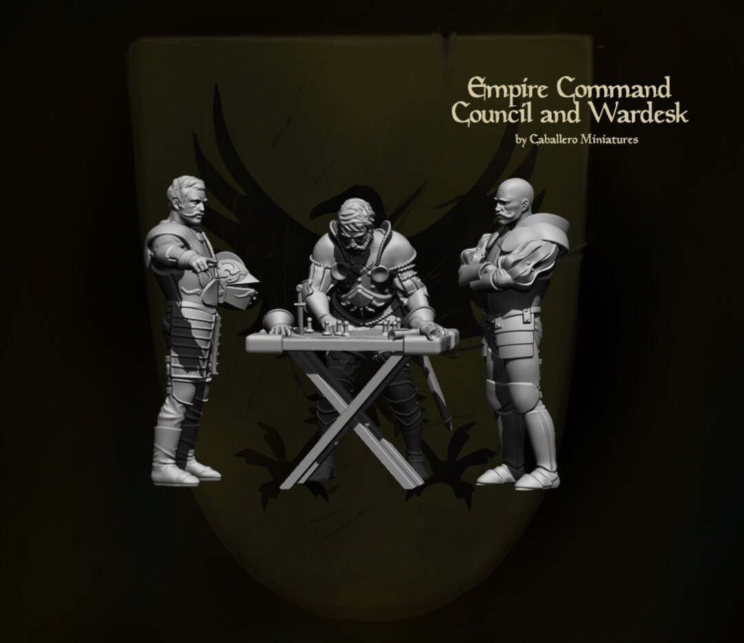 Reconquer Designs, Miniatures, Empire Command Council, 28mm, 20mm, 1/72 ...