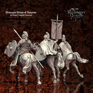 Reconquer Designs, Miniatures, Pelayo and Asturian Visigoth Command Set ...