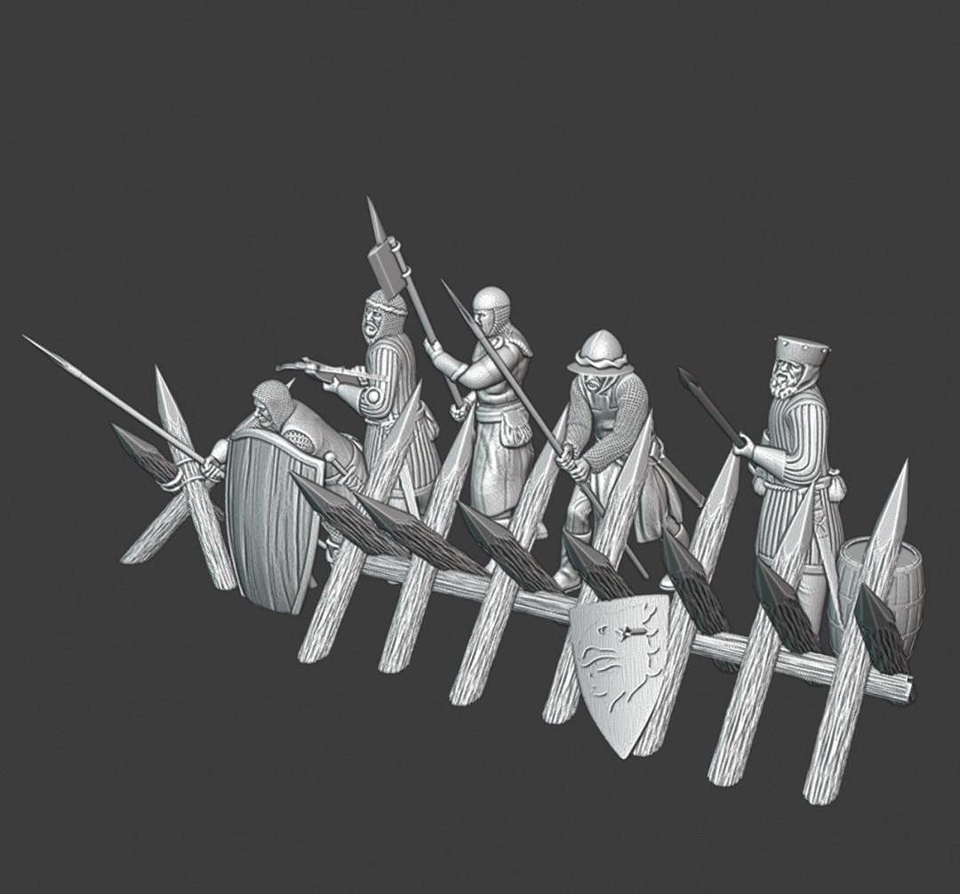 Northern Crusades Miniatures, Medieval Infantry Formation Bundle, Role ...