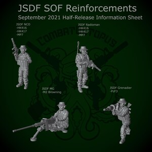 Combat Octopus, Modern Miniatures, JSDF Japanese Special Forces, Multi ...