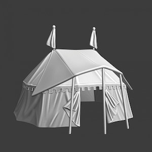 Northern Crusades Miniatures, Large Medieval Command Tent, Role Playing ...