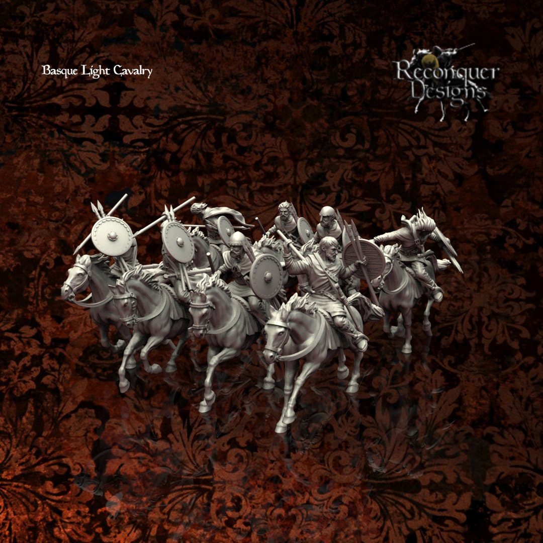Christian Basque Light Cavalry by Reconquer Designs Miniatures, 20mm ...