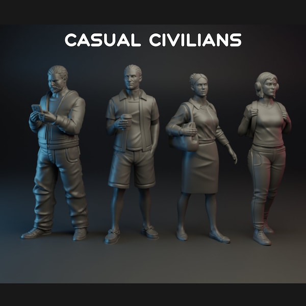 28mm Wasteland Civilians - Etsy