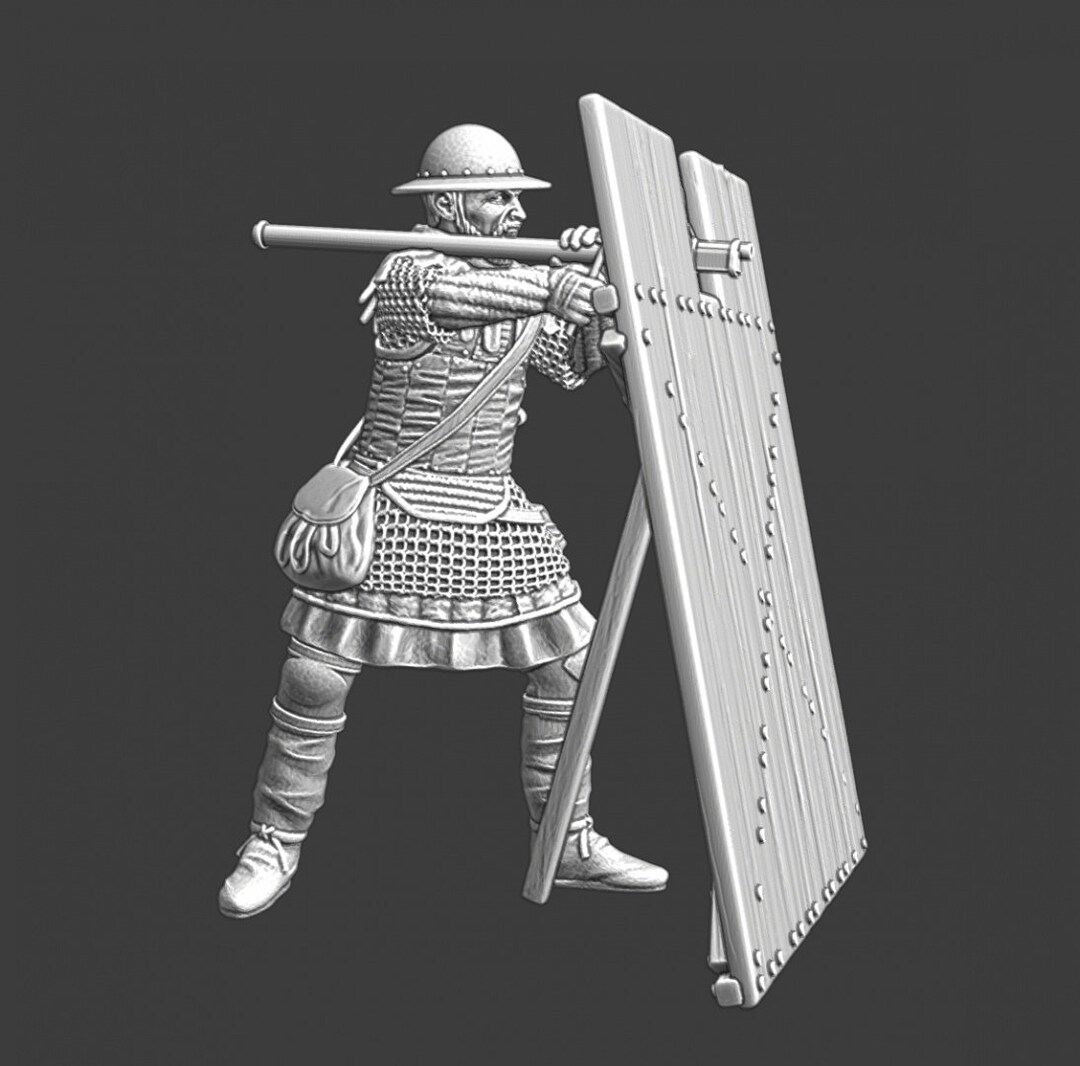 Northern Crusades Miniatures, Medieval Hand Gunner, Protection ...