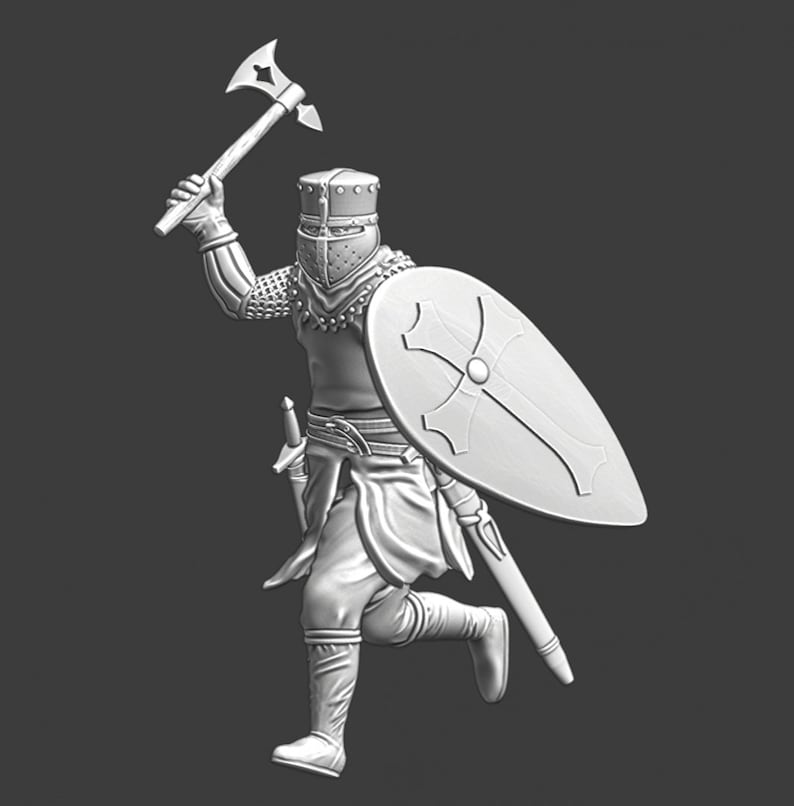 Northern Crusades Miniatures Medieval Danish Crusader - Etsy