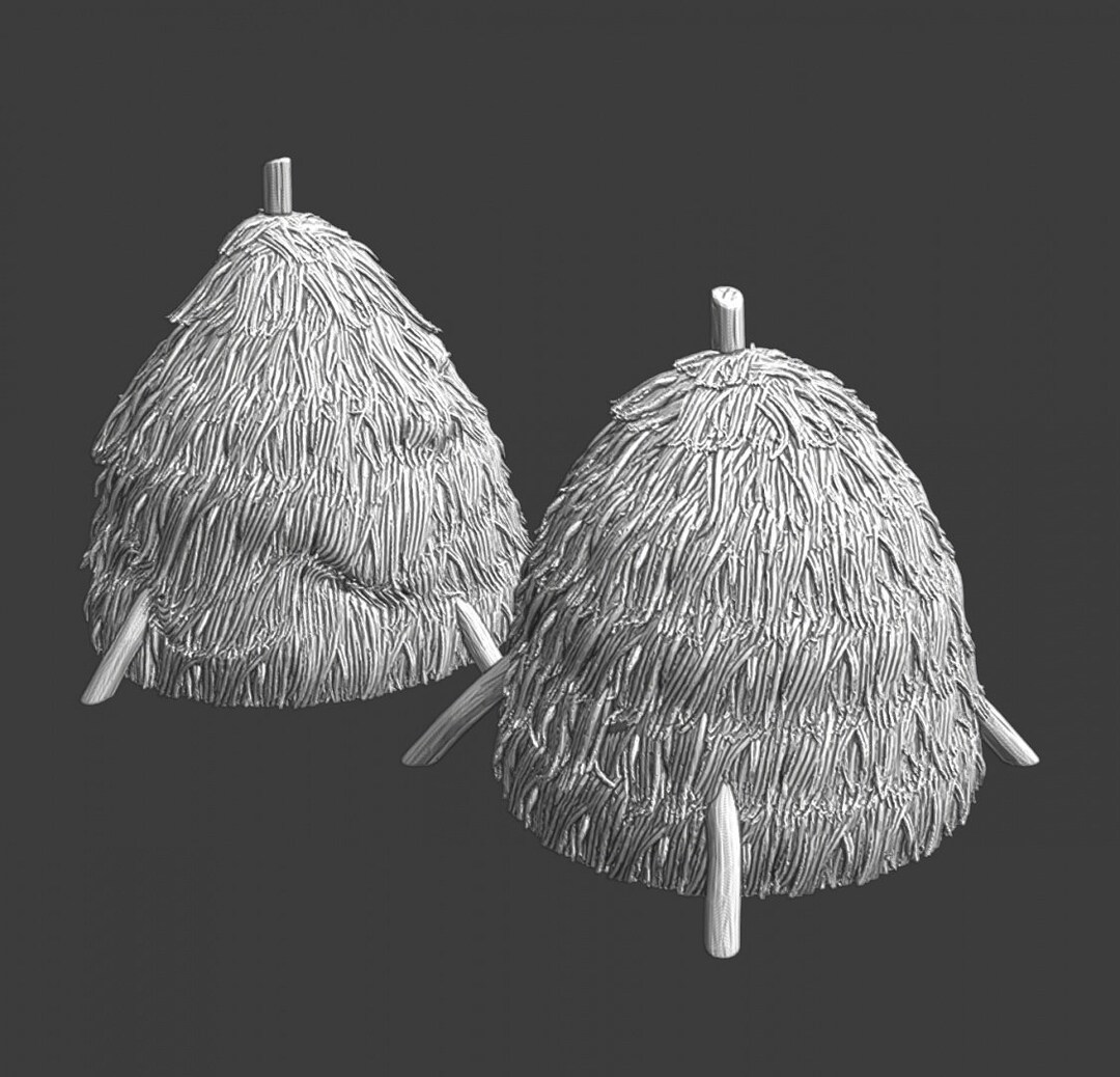 Northern Crusades Miniature, Medieval, Hay Stacks, Role Playing ...