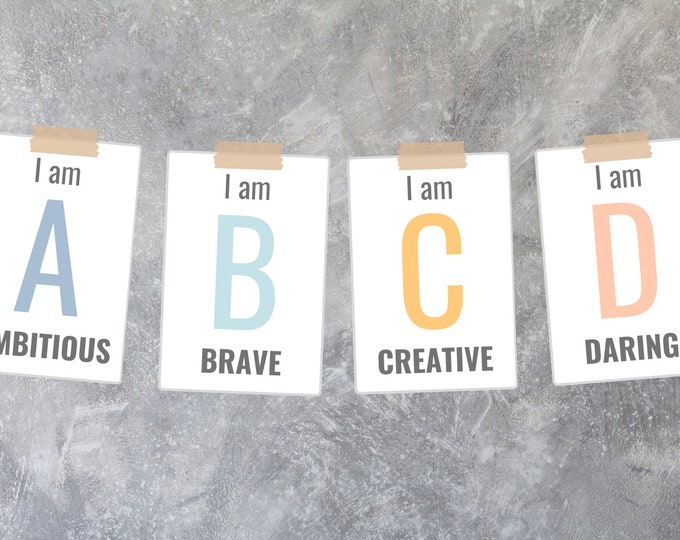 Printable Affirmation Cards for Kids, Motivational Cards, Positivity ...
