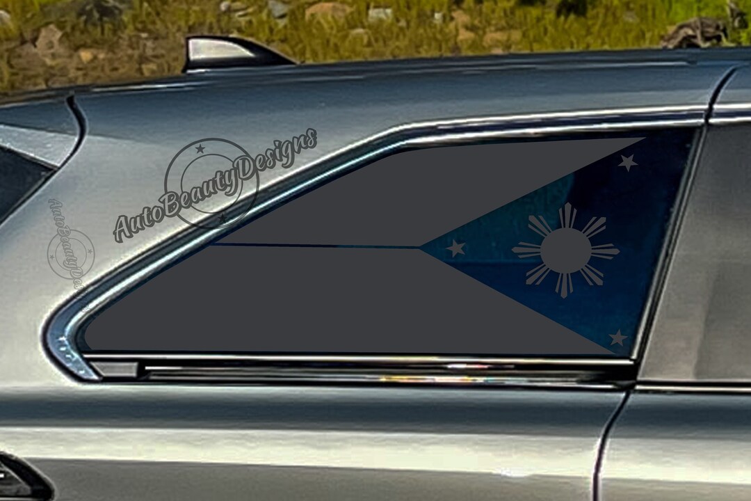 Fits 2021-2026 Toyota Sienna Rear Side Window Philippines Flag Filipino ...