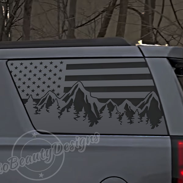Gmc Yukon Black Flag Decal - Etsy