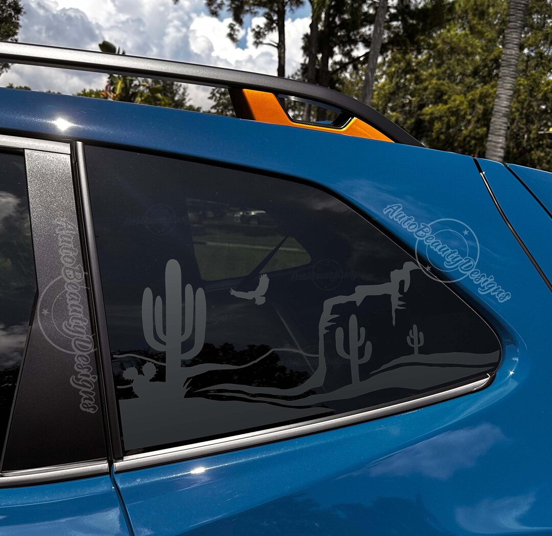 Fits 2019-2024 Subaru Forester Rear Side Window Desert Scene Cactus ...