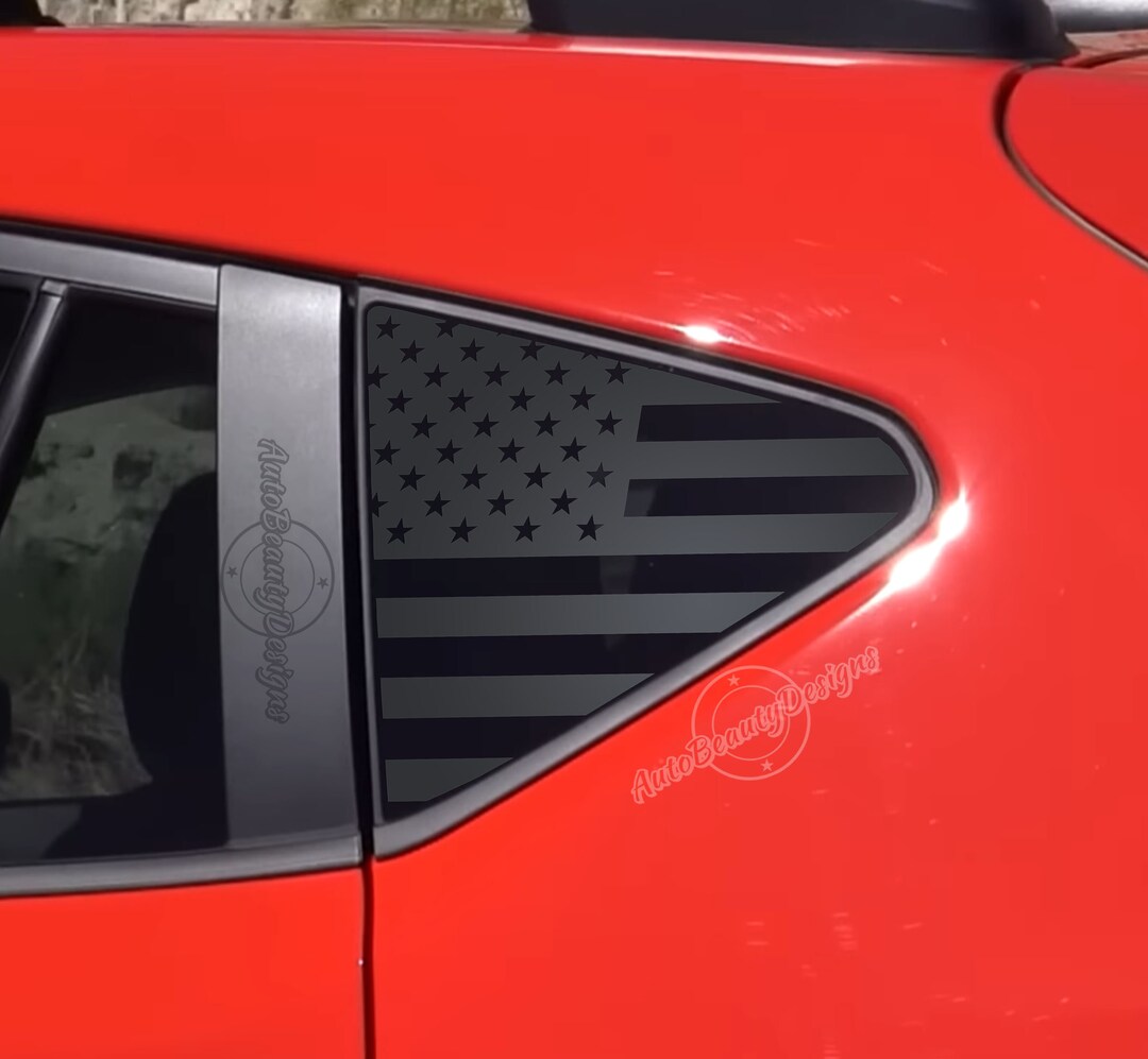 Fits 2024-2026 Subaru Crosstrek Rear Side Window American Flag Decal ...