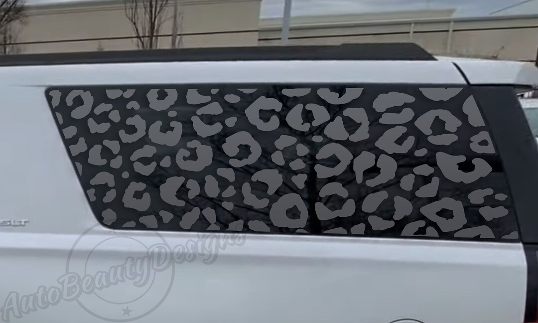 Fits 2015-2020 Chevy Suburban Rear Side Windows Leopard - Etsy