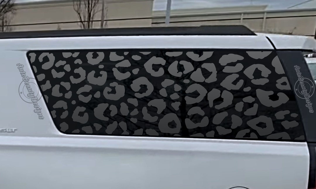 Fits 2015-2020 GMC Yukon XL Rear Side Window Leopard Cheetah Print ...