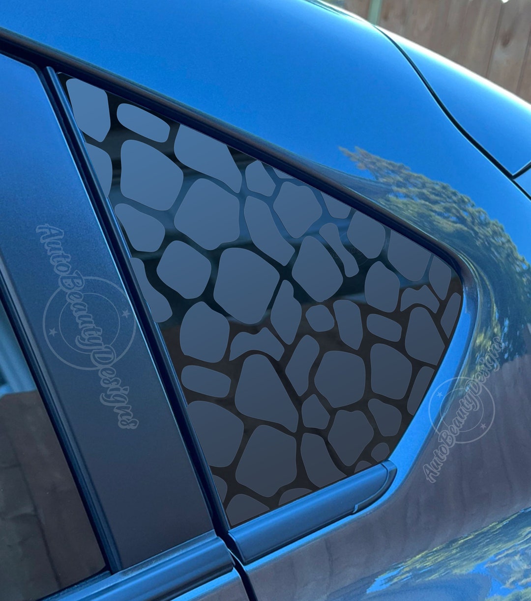 Fits 2018-2023 Subaru Crosstrek Rear Side Window Giraffe Print Decal ...