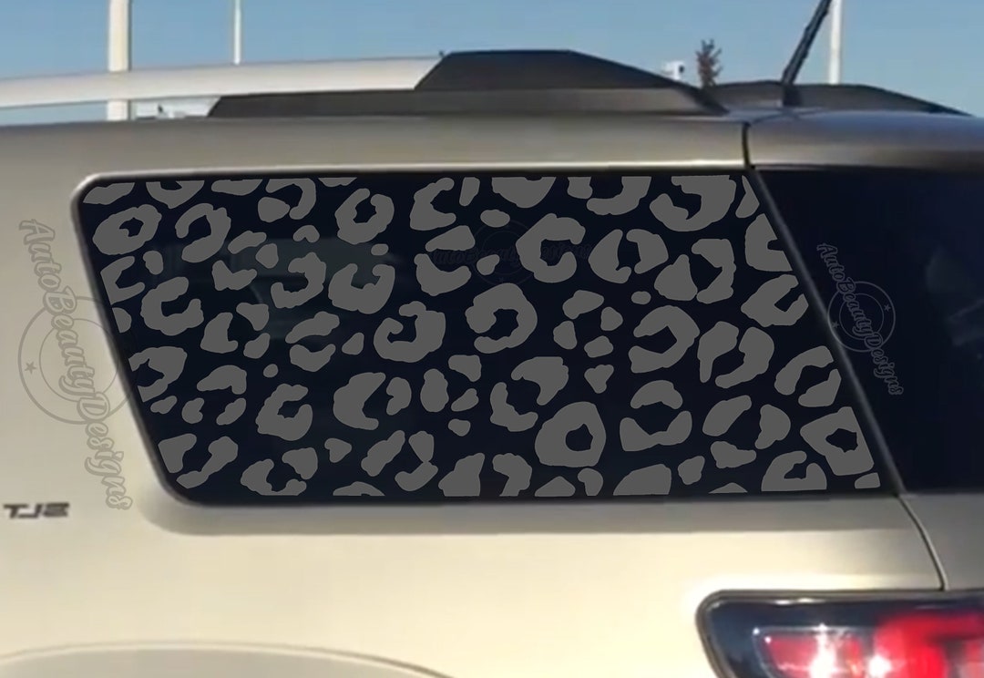Fits 2013-2016 GMC Acadia Rear Side Window Leopard Cheetah Print Decal ...