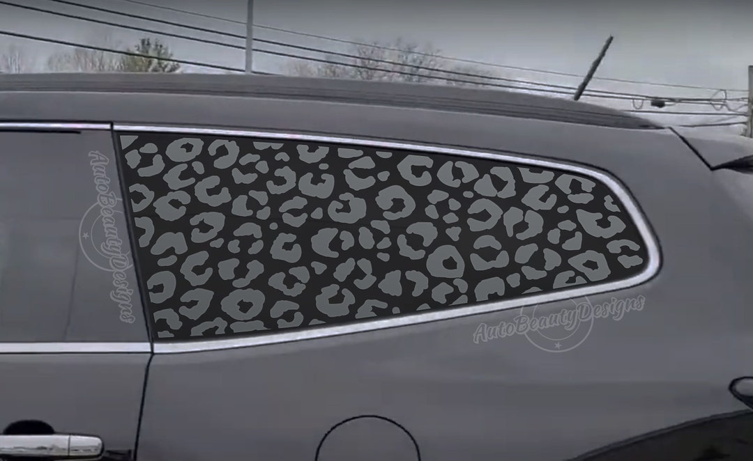 Fits 2009-2017 Chevrolet Traverse Rear Side Window Leopard Cheetah ...