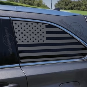 Fits 2014-2019 Toyota Highlander Rear Side Window American Flag Decal ...