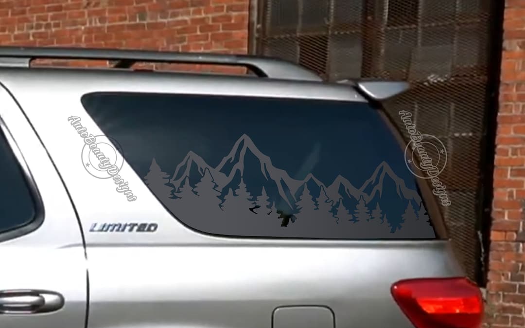 Fits 2001-2007 Toyota Sequoia Rear Side Window Mountain Tree Outdoor ...