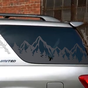 Fits 2001-2007 Toyota Sequoia Rear Side Window Mountain Tree Outdoor ...