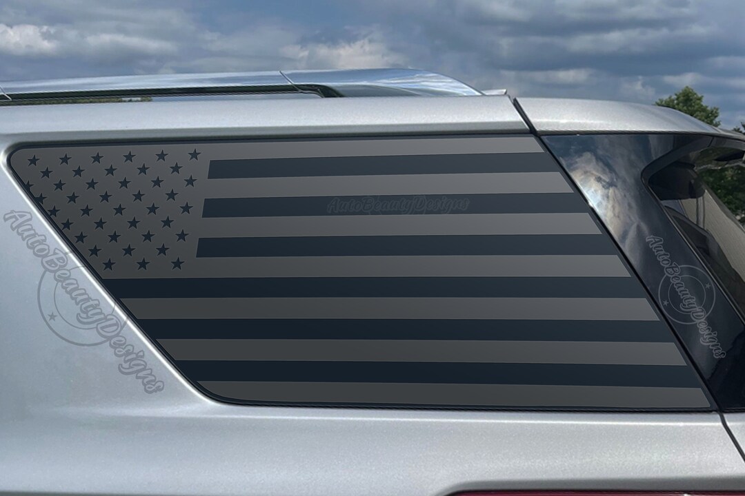 Fits 2018-2023 Chevrolet Traverse Rear Side Window American Flag Decal ...
