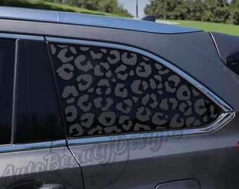 Cheetah Print Window Decal for Toyota Highlander - Etsy