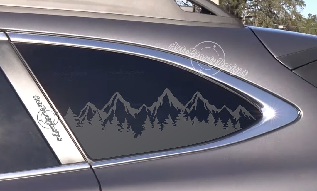 Fits 2020-2025 Subaru Outback Rear Side Window Mountain Tree Outdoor ...