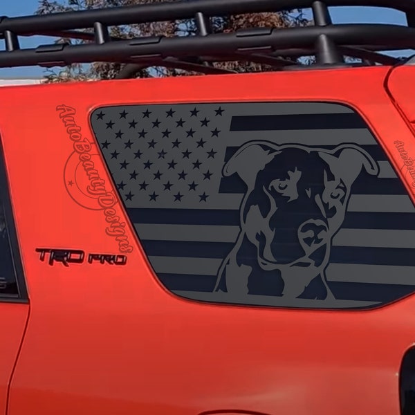 American Flag 4runner Window Decal - Etsy