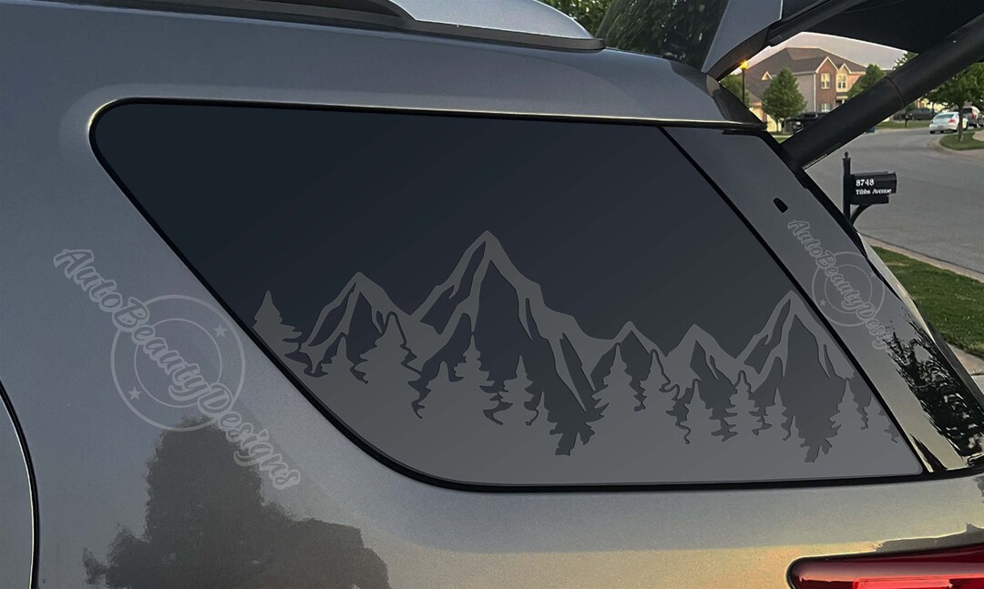 Fits 2011-2019 Ford Explorer Rear Side Window Mountain Tree Outdoor ...