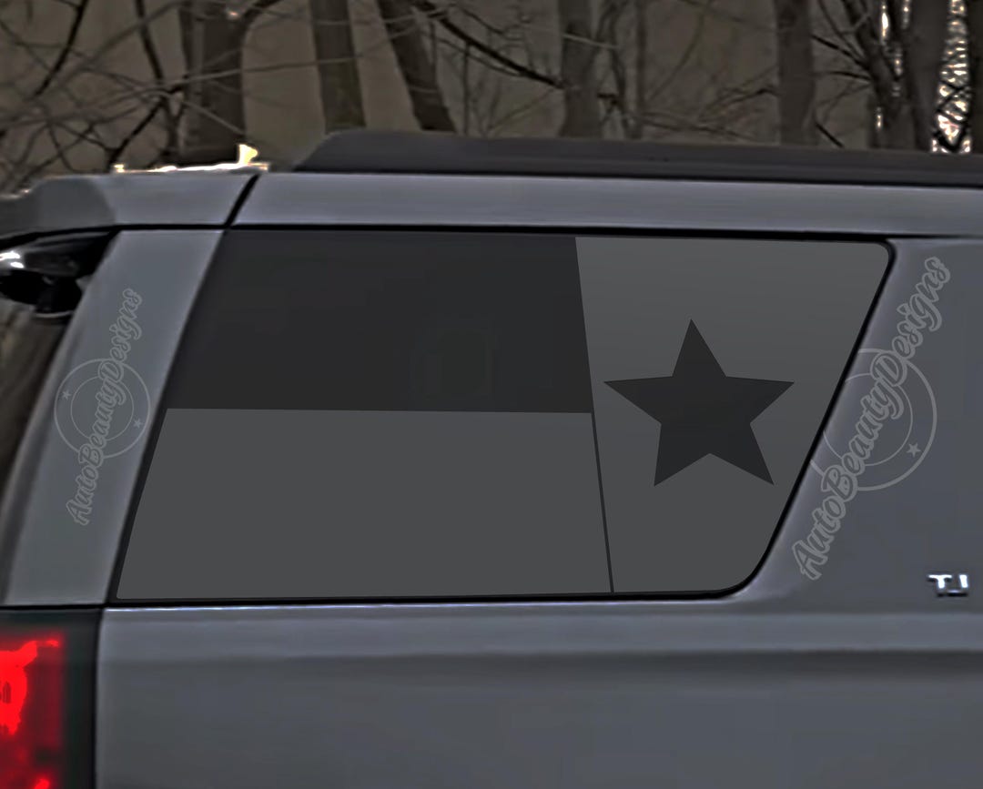 Fits 2015-2020 Chevy Tahoe Rear Side Window Texas Flag Decal Sticker - Etsy
