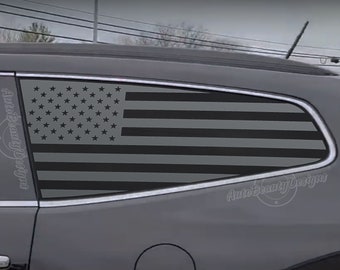 Fits 2009-2017 Chevrolet Traverse Rear Side Windows American Flag ...