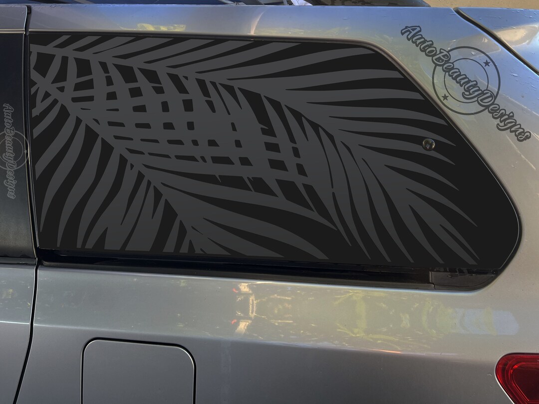 Fits 2011-2020 Toyota Sienna Rear Side Window Palm Tree Leaves Decal ...
