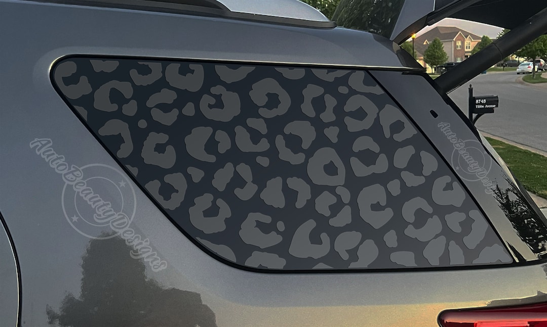 Fits 2011-2019 Ford Explorer Rear Side Window Leopard Cheetah Print ...