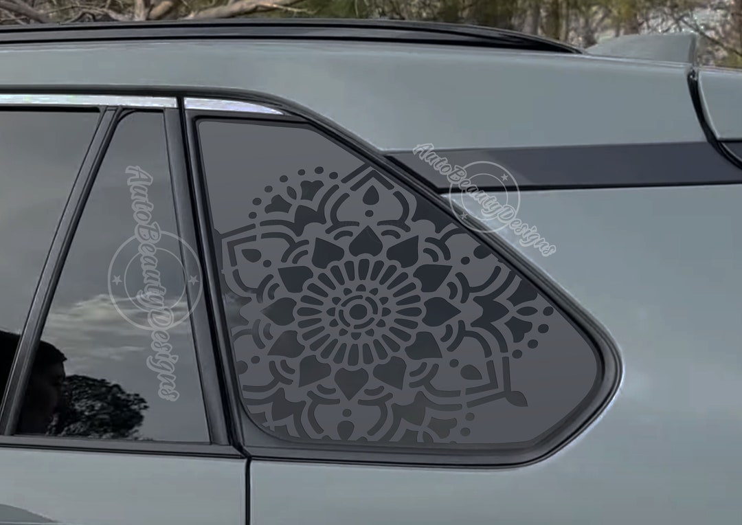 Fits 2019-2025 Toyota RAV4 Rear Side Window Mandala Decal Sticker - Etsy