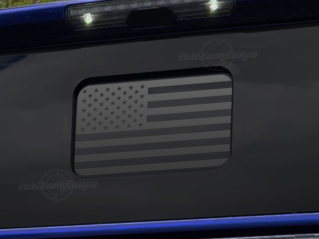 Fits 2024-2026 Toyota Tacoma Rear Middle Sliding Window American Flag ...