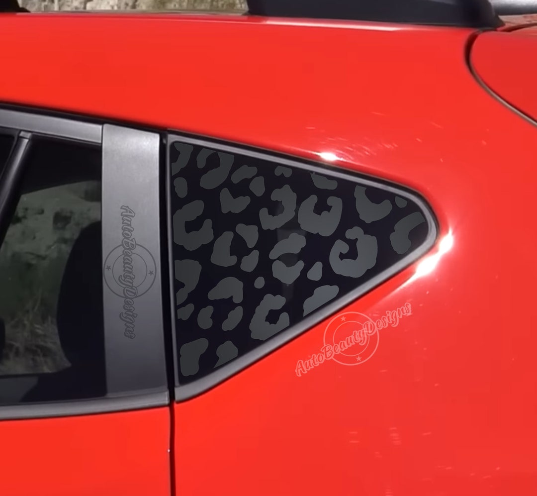 Fits 2024-2025 Subaru Crosstrek Rear Side Window Leopard Cheetah Print ...