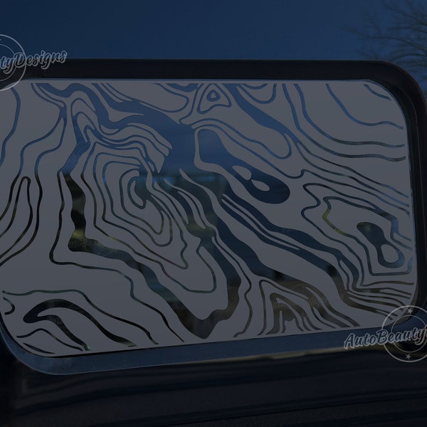 Ford Topographic Decal 2023 - Etsy