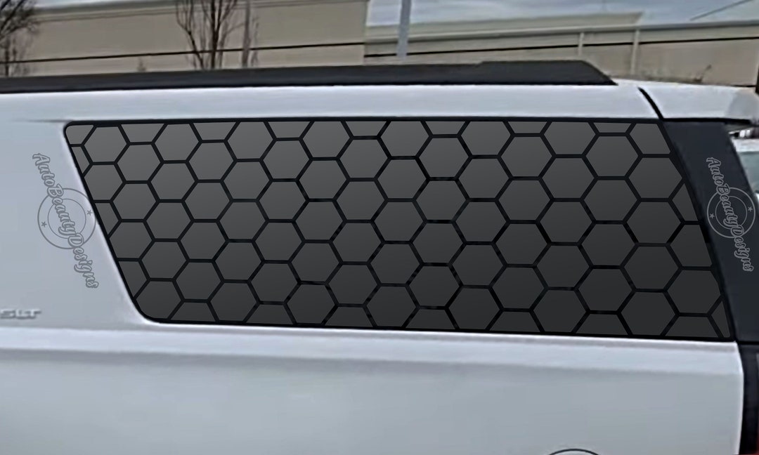 Fits 2015-2020 GMC Yukon XL Rear Side Window Honeycomb Decal Sticker - Etsy